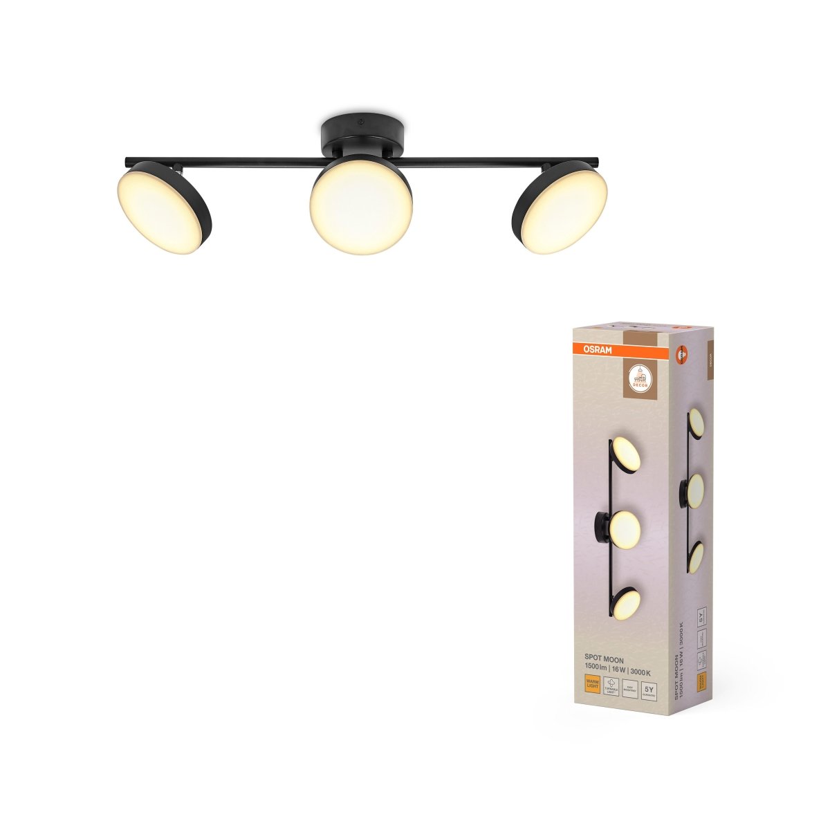 LED DECOR SPOT MOON, 3000 K|E-shop LEDVANCE – Poland LEDVANCE e-shop