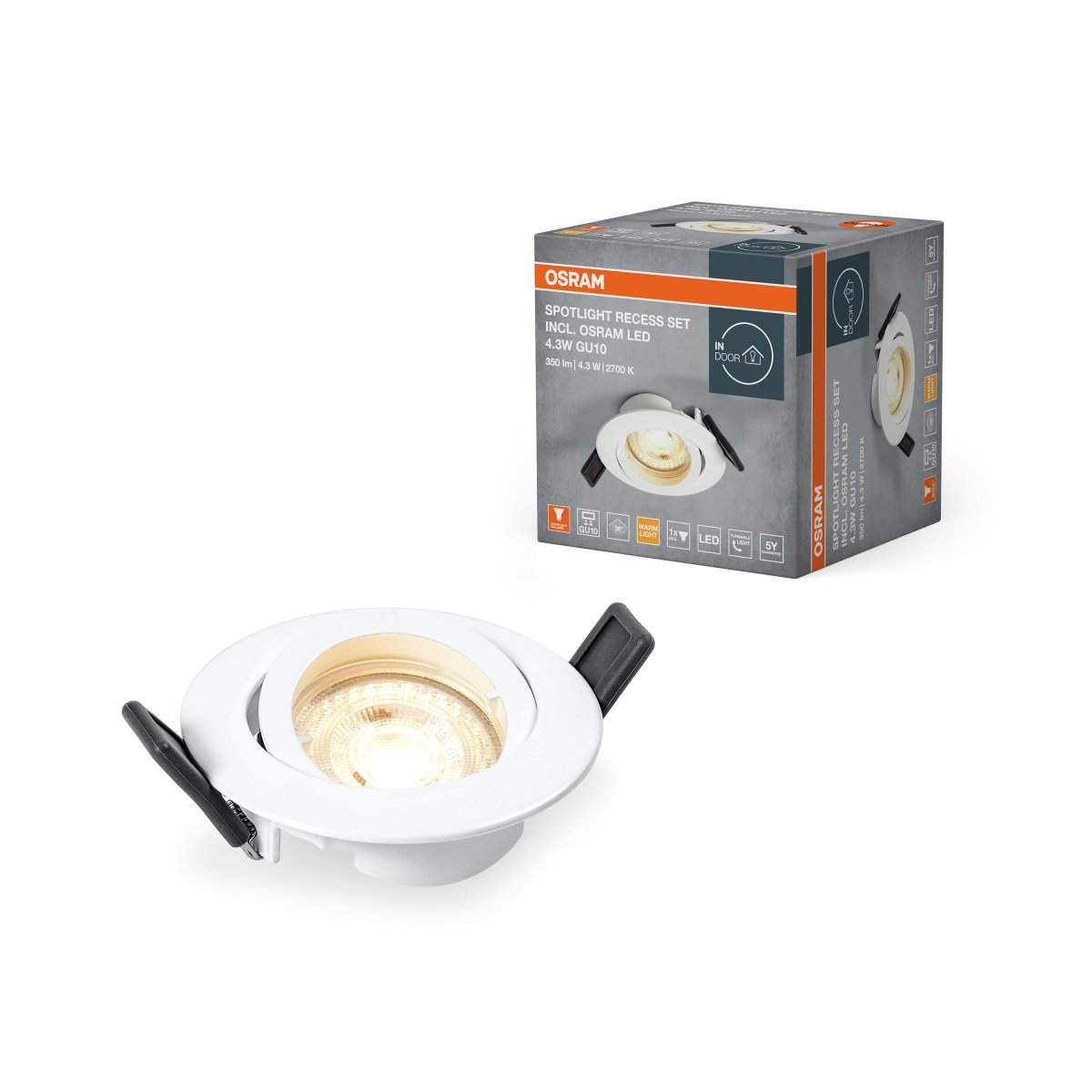LED SPOT RECESS TWISTLOCK GU10, 2700K|E-shop LEDVANCE – Poland LEDVANCE ...
