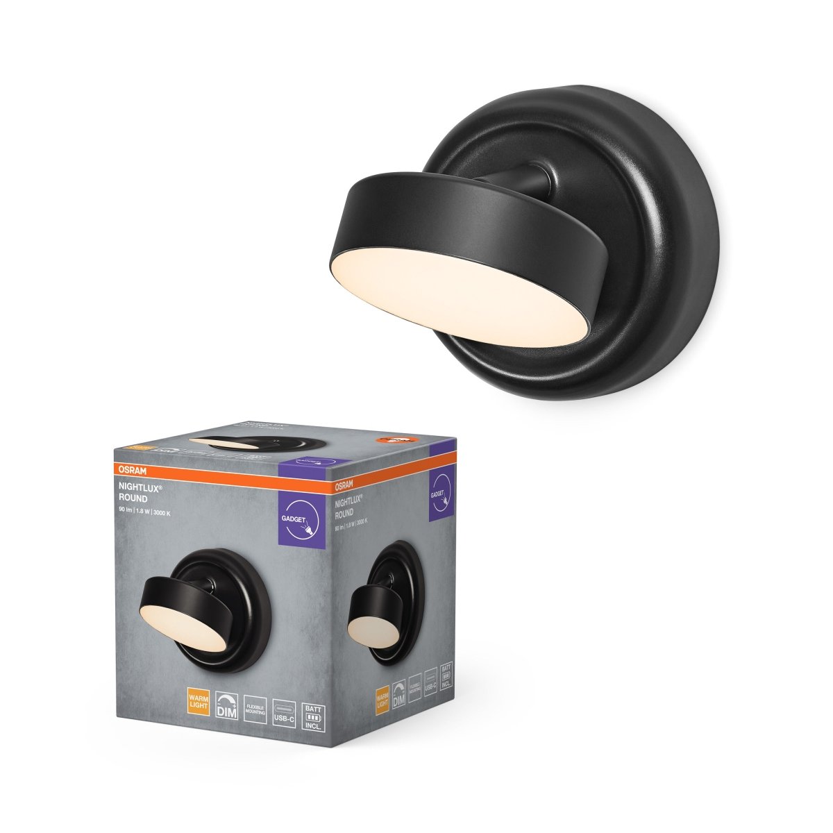 LED NIGHTLUX ROUND, 3000 K|E-shop LEDVANCE – Poland LEDVANCE e-shop